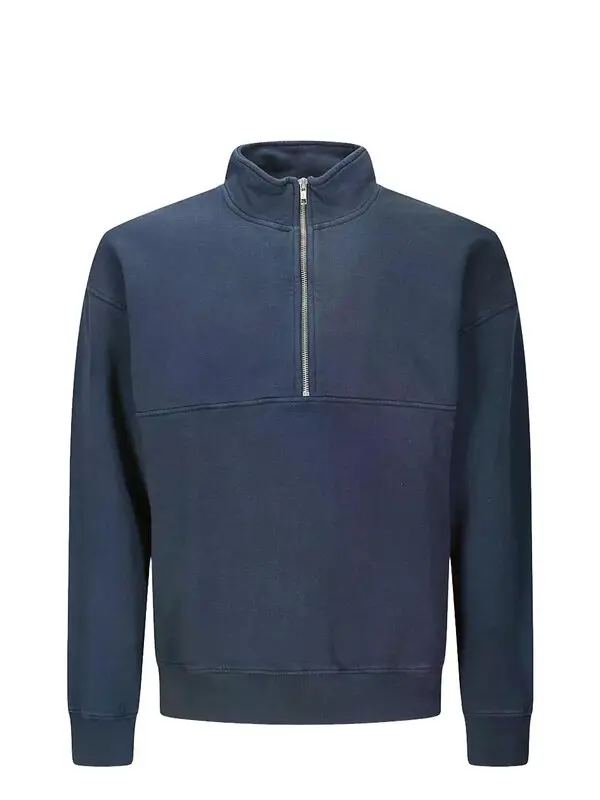Colorful Standard Half-zip Sweatshirt - Blue