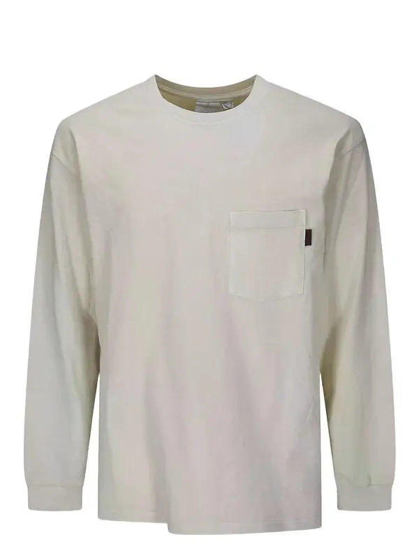 Gramicci Chest-pocket Long-sleeves T-shirt - Neutrals