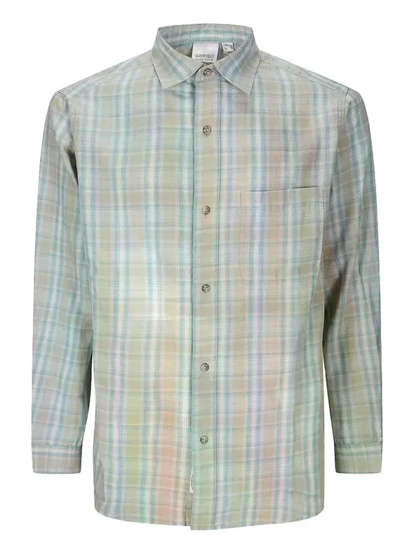 Gramicci Checked Buttoned Shirt - Blue