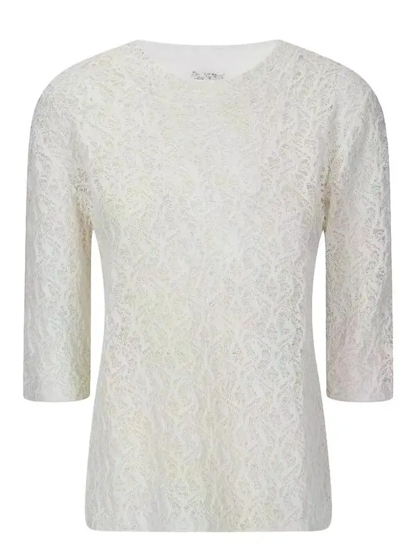 ARCHIVIO B Lace Top - White