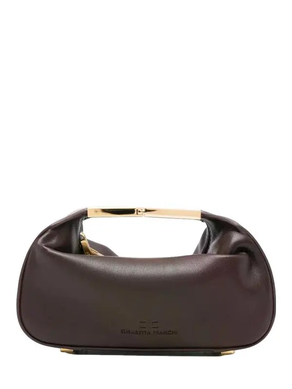 Elisabetta Franchi Zipped Mini Bag - Brown