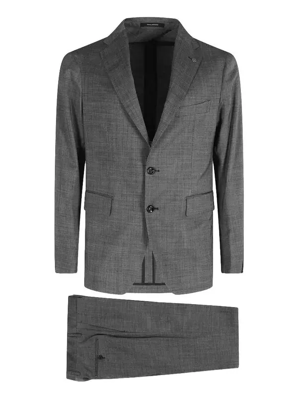 Tagliatore Abito Montecarlo Grisaglia Button Two-piece Suit - Grey