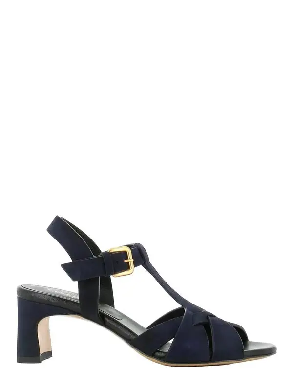 TASSINARI Buckled Suede Sandals - Blue