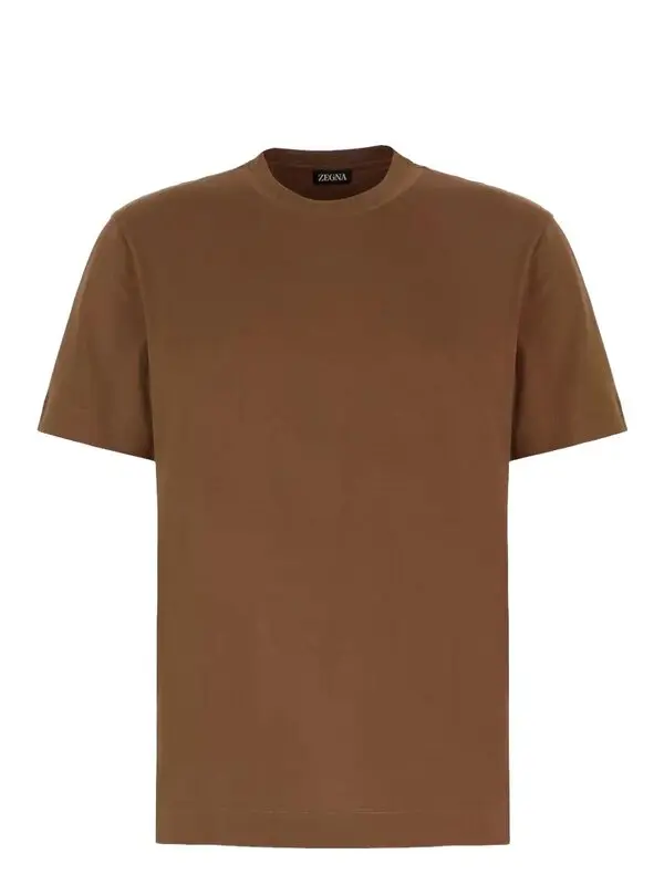 Zegna Dark Foliage Oasi T-shirt - Brown