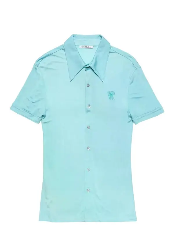 Acne Studios Embroidered Shirt - Blue