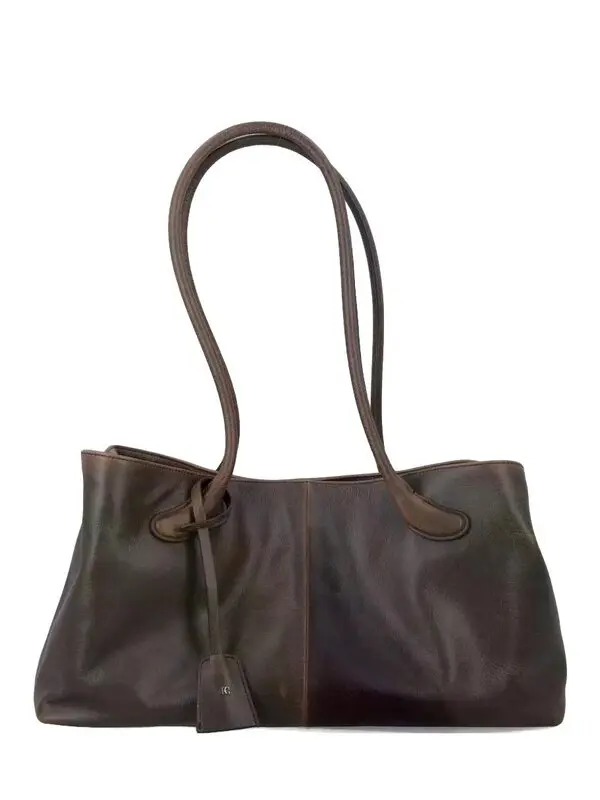 LOW CLASSIC Haricot Shoulder Bag - Brown