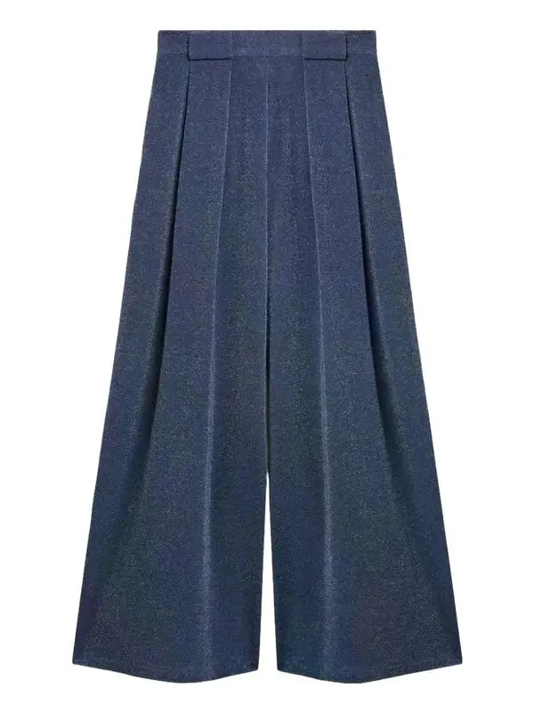 Momoni Aspen Pleated Trousers - Blue