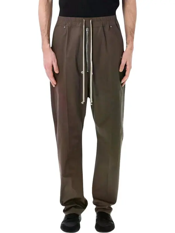 Rick Owens Bela Drawstring Trousers - Brown