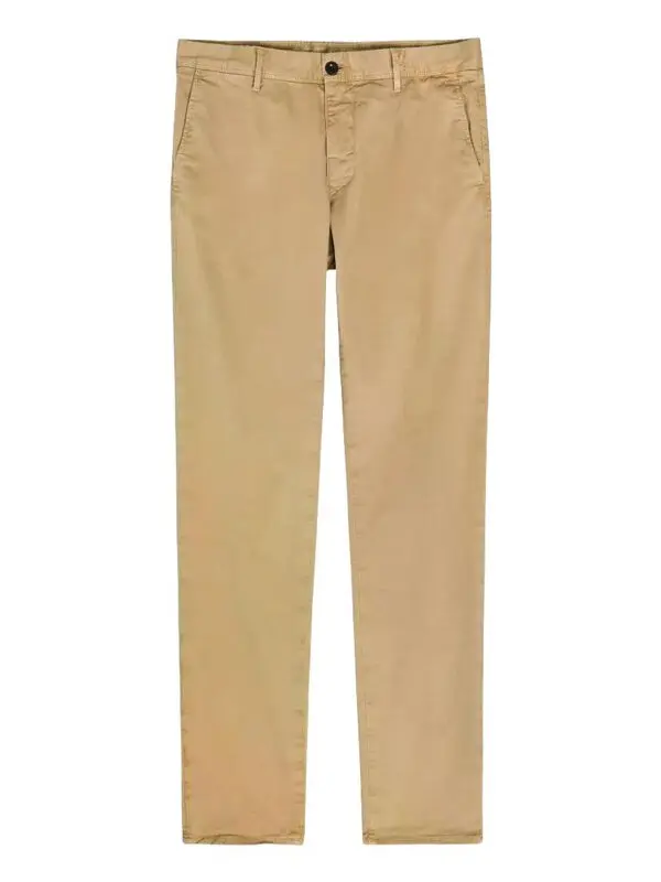 SLOWEAR Logo-embroidered Trousers - Neutrals