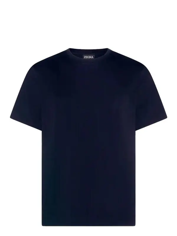 Zegna Round-neck T-shirt - Blue