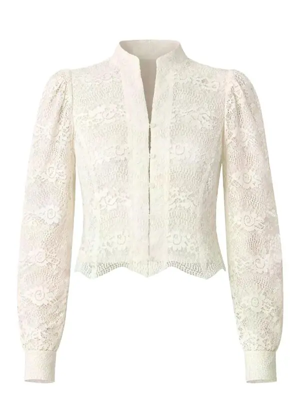 TWINSET Macramé-lace Jacket - White
