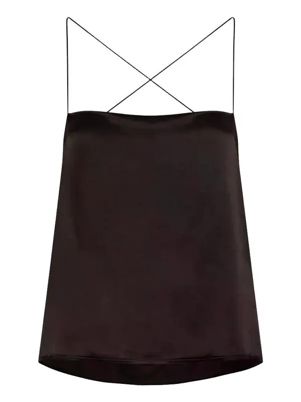 ARMARIUM Cross-strap Top - Brown