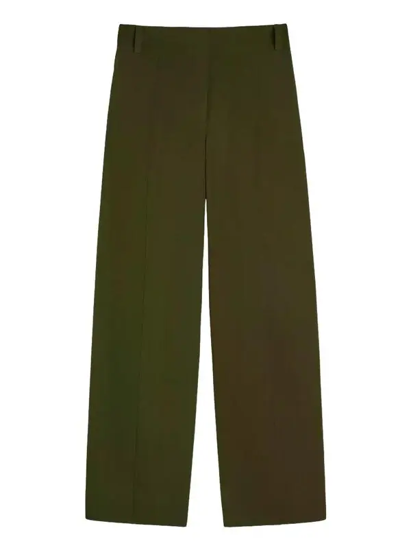 Another Tomorrow Belt-loop Trousers - Green