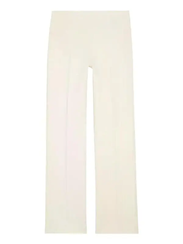 Another Tomorrow Seam Detail Trousers - Neutrals