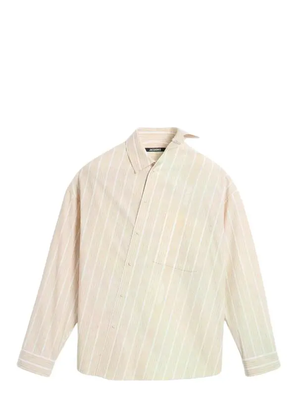 Jacquemus Striped Graphic Shirt - Neutrals