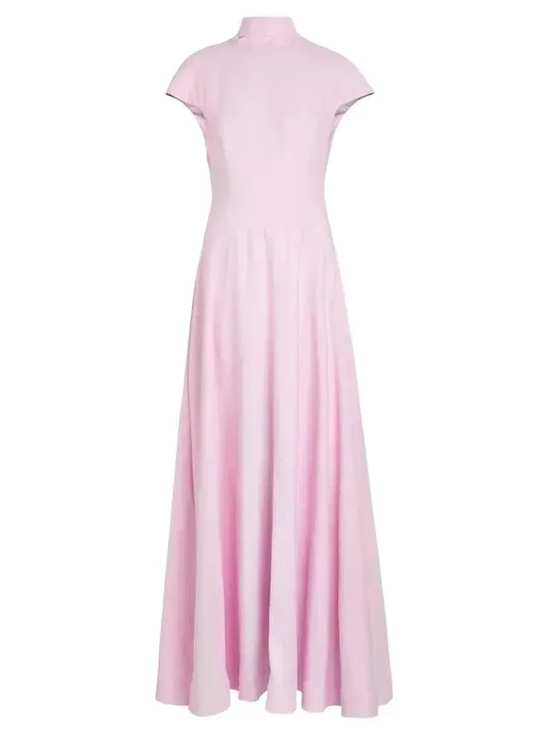ARMARIUM High-neck Maxi Dress - Pink