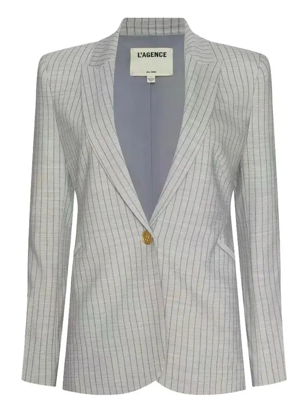 L'Agence Sheila Striped Blazer - Grey