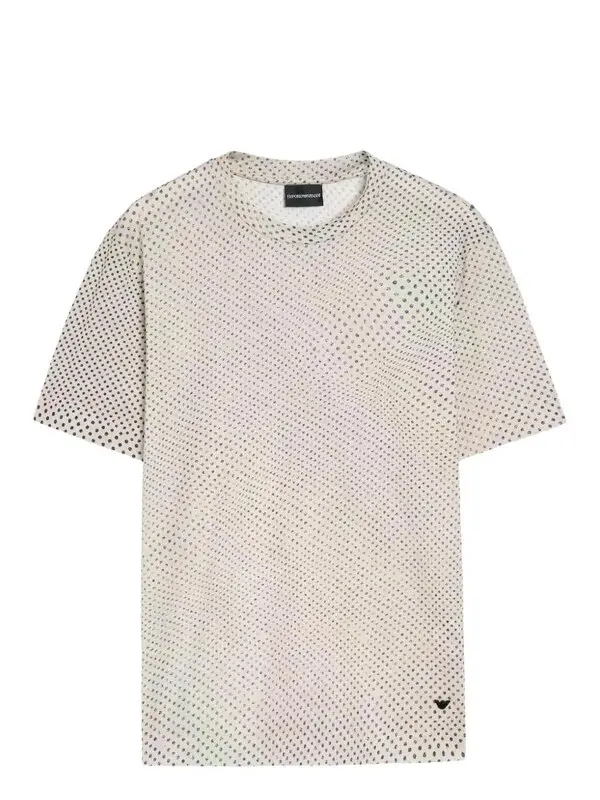 Emporio Armani Patterned T-shirt - Neutrals
