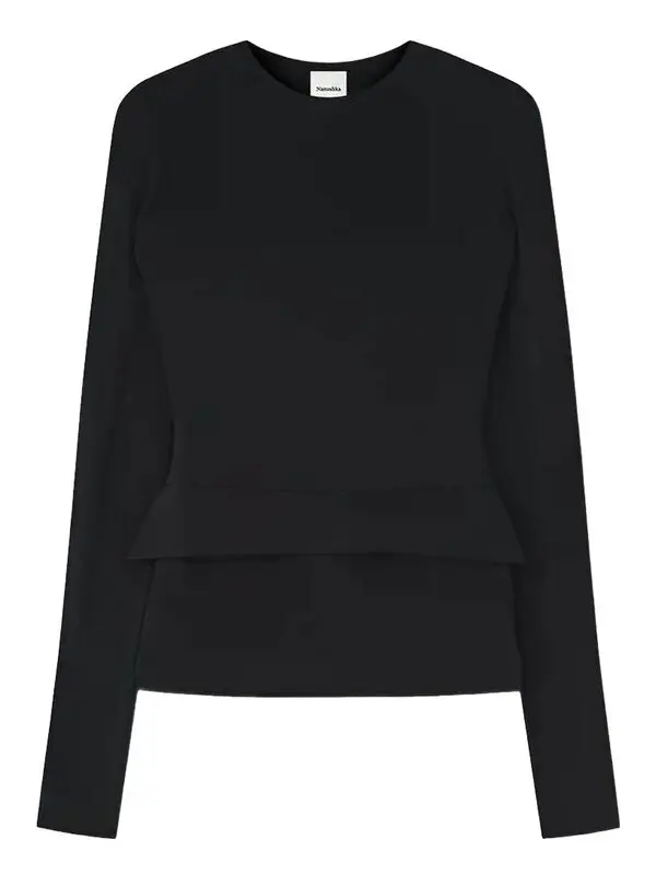 Nanushka Raveen Long-sleeve Top - Black