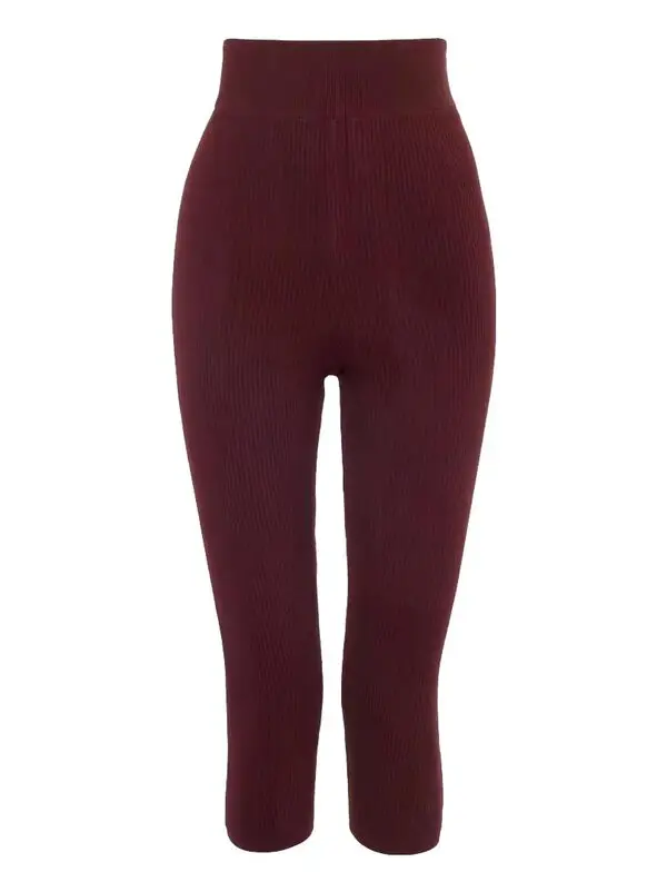 Chloé Capri Leggings - Brown