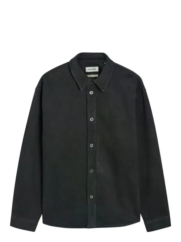 FRAME Denim Overshirt - Black