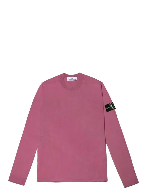 Stone Island Compass-patch Sweater - Pink