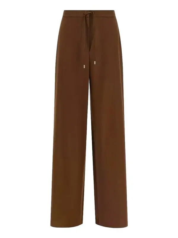 Max Mara Elasticated-waistband Trousers - Brown