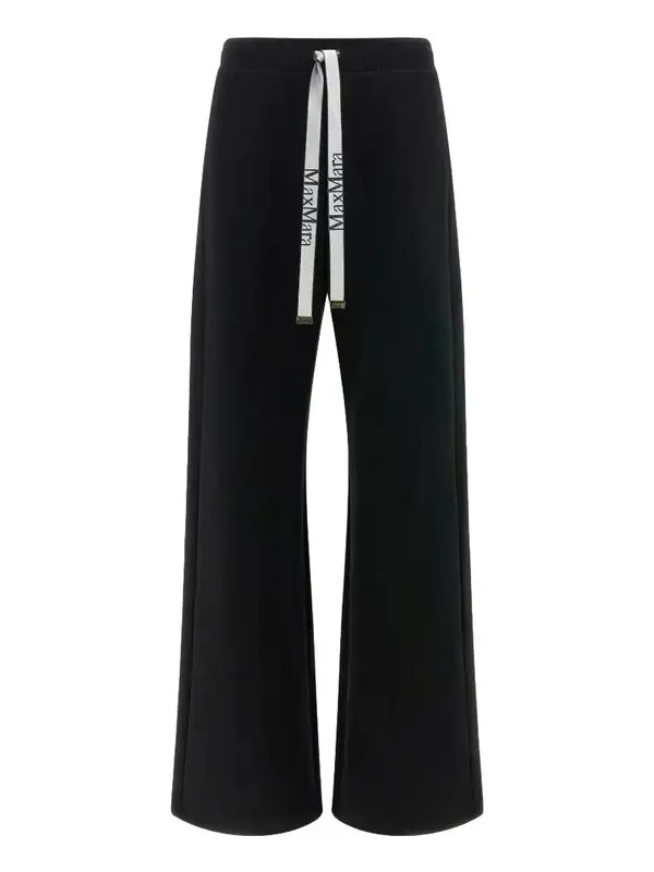 Max Mara Wide-leg Trousers - Black