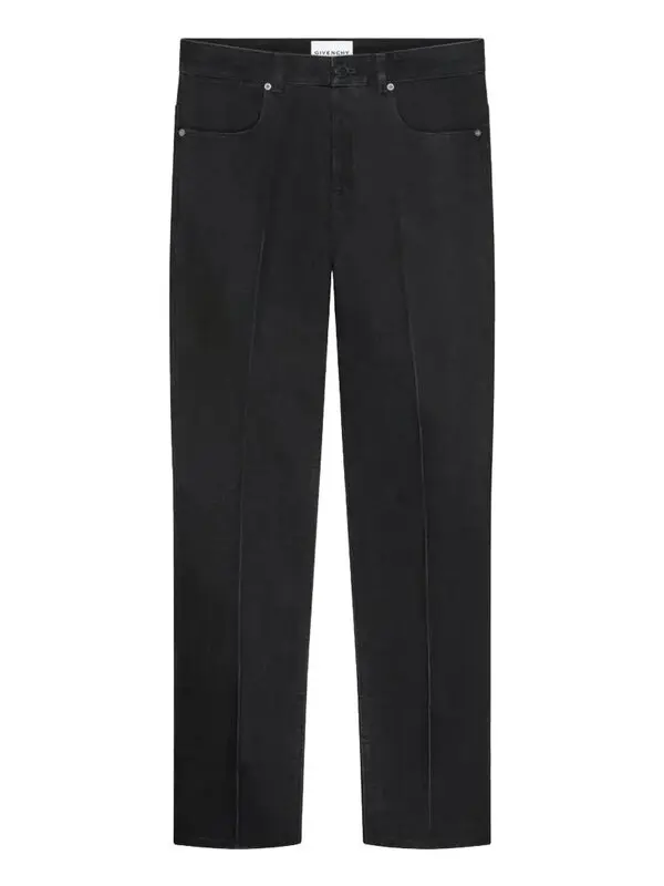 Givenchy Pressed-crease Jeans - Black