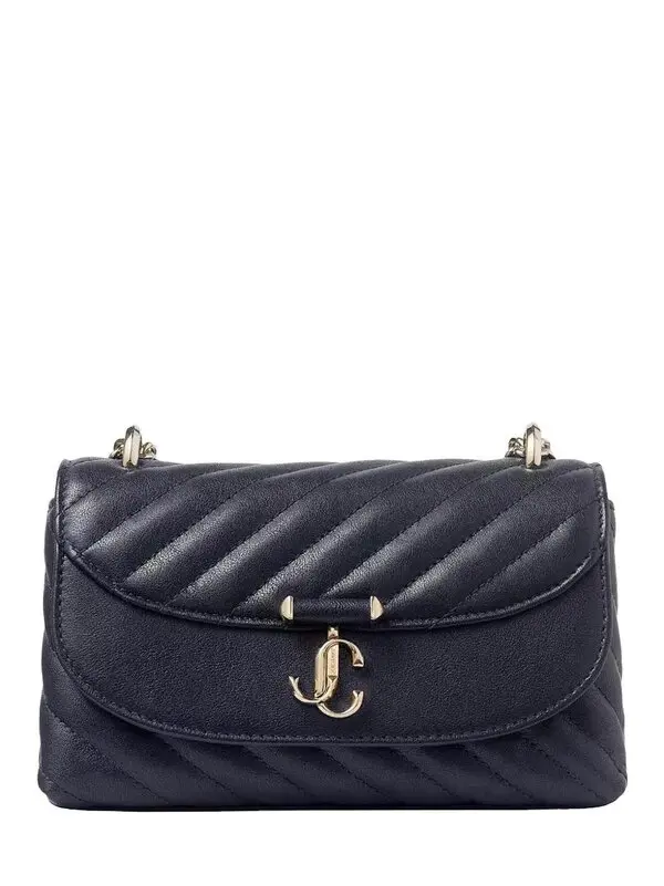 JIMMY CHOO Quilted Cross Body Bag - Black