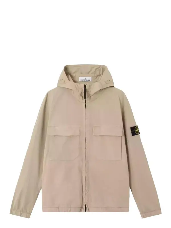 Stone Island Hooded Chest-pocket Jacket - Neutrals