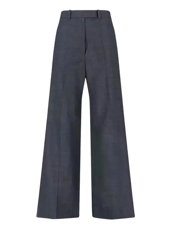 THE FRANKIE SHOP Brickell Plaid Trousers - Grey