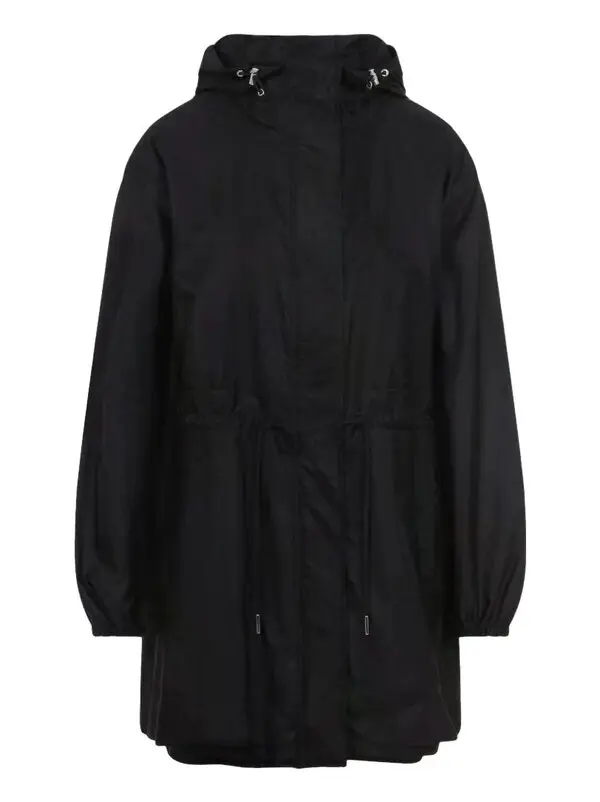 Moncler Weteau Drawstring Hooded Coat - Black
