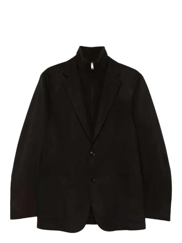 Zegna Pockets Cashmere Jacket - Black