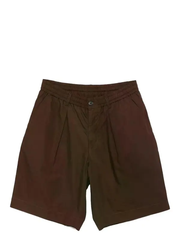 Universal Works Pleated Elasticated Shorts - Brown