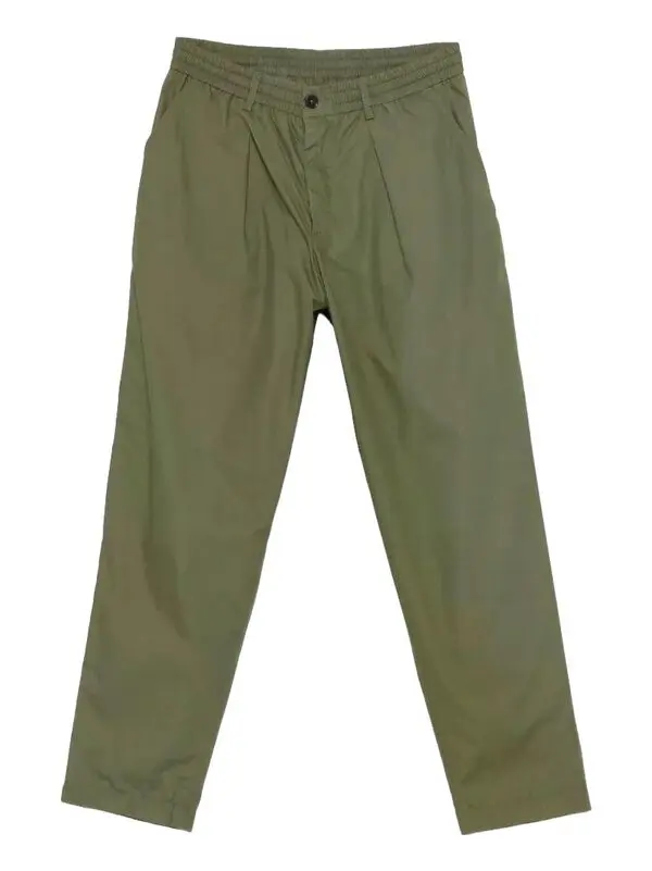 Universal Works Pleated Elasticated Trousers - Green