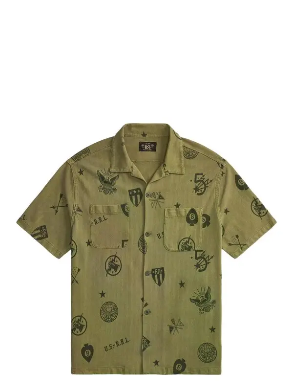 Ralph Lauren Graphic-print Short Sleeve Shirt - Green