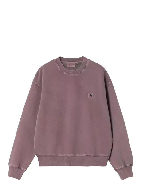 Carhartt Work In Progress Logo Sweater - Purple