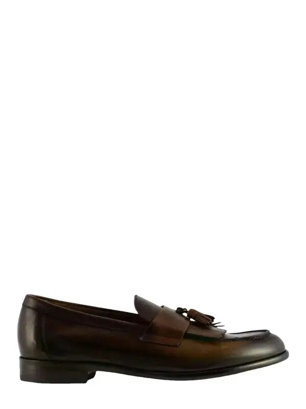 DOUCAL'S Tassel Flat Loafers - Brown