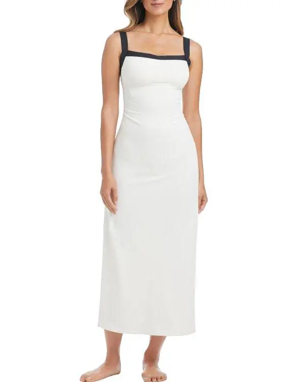 ROD BEATTIE Sleeveless Midi Dress - Coconut Water
