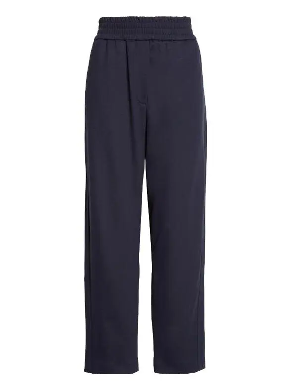 Eleventy Elastic Waist Knit Pants - 11 Blue