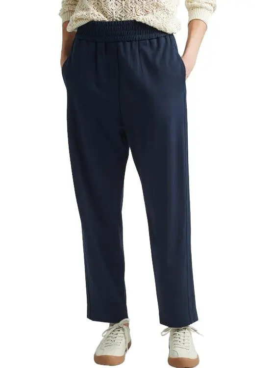 Eleventy Elastic Waist Knit Pants - 11 Blue