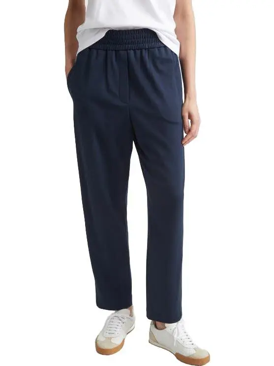 Eleventy Elastic Waist Knit Pants - 11 Blue