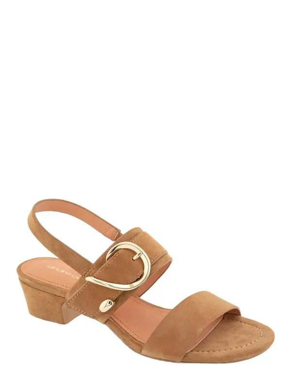 Andre Assous Patresa Ankle Strap Sandal - Cognac
