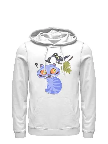 KPOP DEMON HUNTERS Derpy And Magpie Graphic Pullover Hoodie - White
