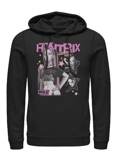KPOP DEMON HUNTERS Huntrix Mira Graphic Hoodie - Black