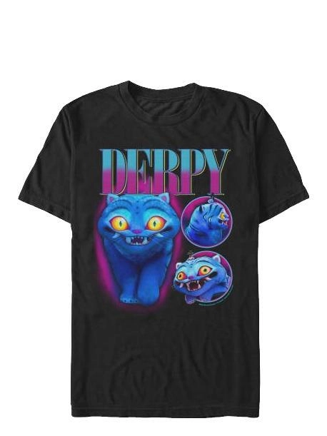 KPOP DEMON HUNTERS Supernatural Derpy T Shirt - Black