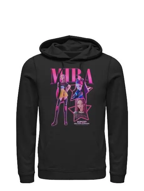 KPOP DEMON HUNTERS Mira Super Star Pullover Hoodie - Black