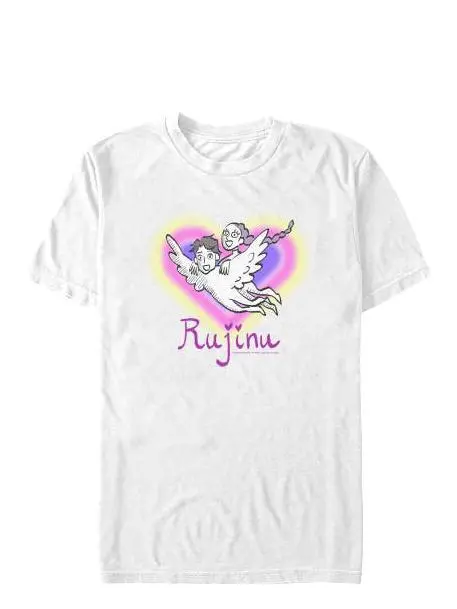 KPOP DEMON HUNTERS Fan Art Rujinu Graphic T-shirt - White