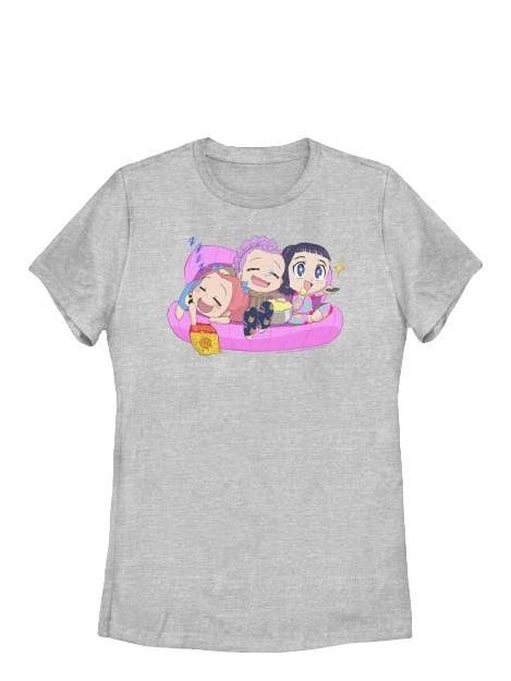 KPOP DEMON HUNTERS Movie Night Group Graphic T-shirt - Athletic Heather